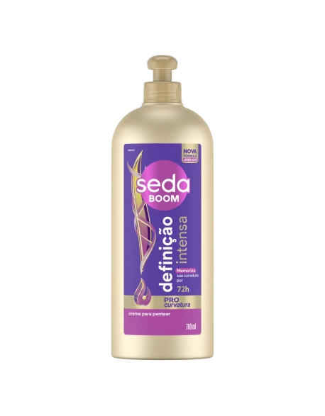 Seda Creme Pentear Pro Curvatura Boom Definição Intensa 700ml