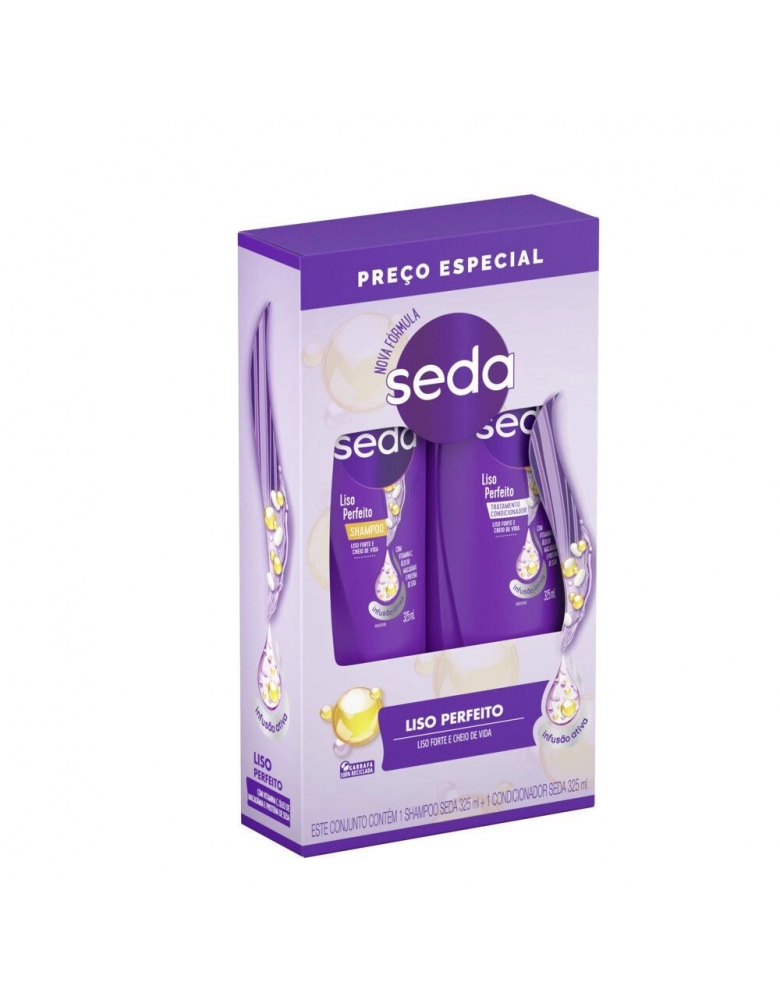 Uni Seda Liso Perfeito Shampoo + Condicionador 325ml