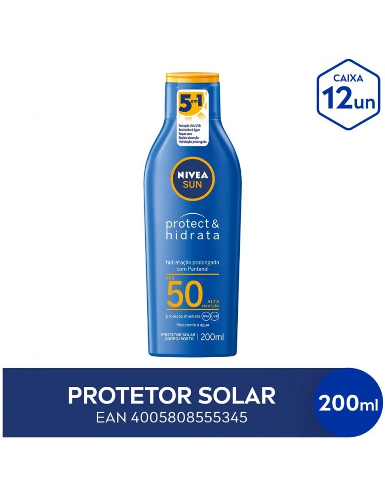Nivea Sun Protetor Solar Protect & Hidrata FPS50 200ml