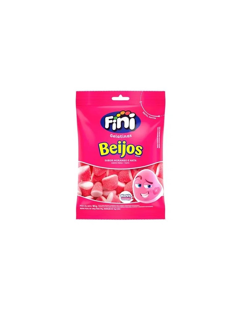 Fini Beijos de Morango 90g