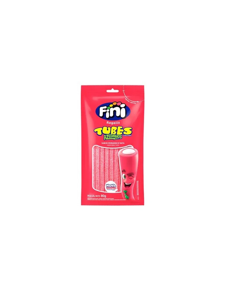 Fini Tubes Morango Azedinho 80g
