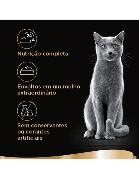 Sheba Sachê Adulto Carne ao Molho 85g